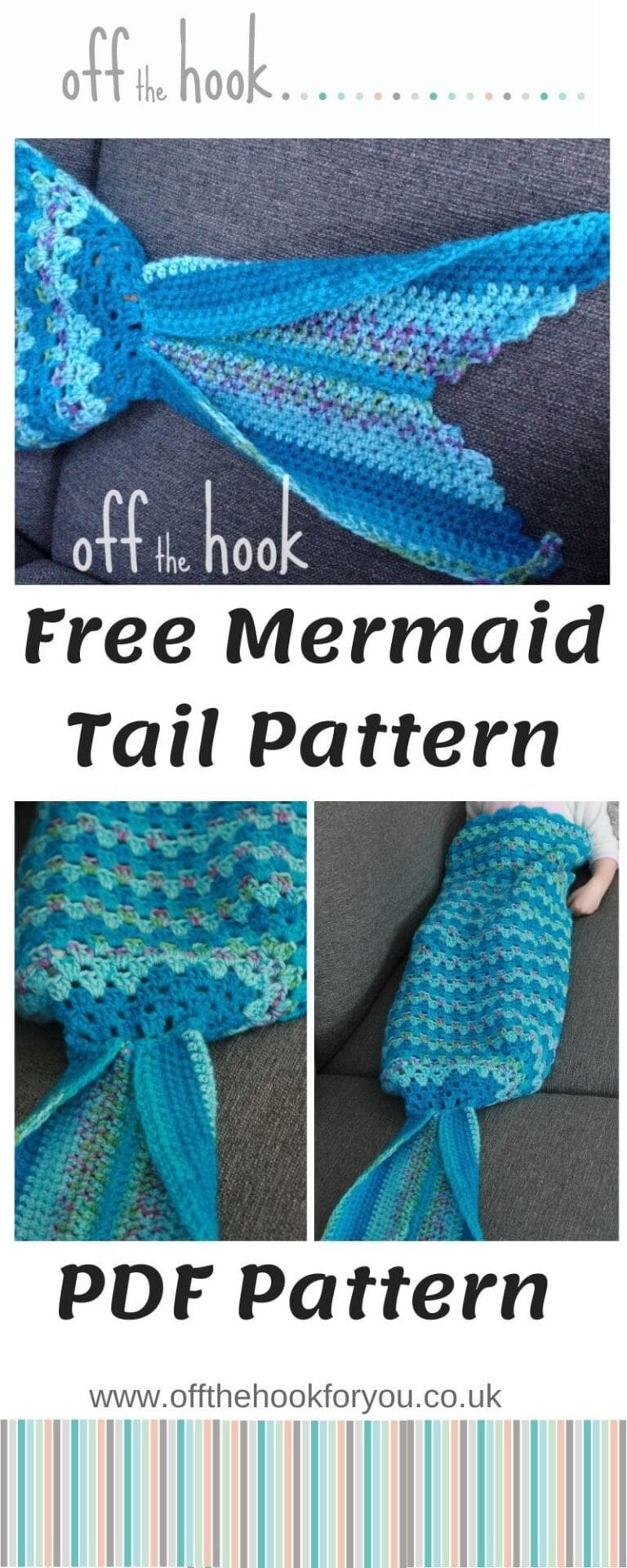 Crochet Mermaid Tail Pattern - Free - off the hook for you